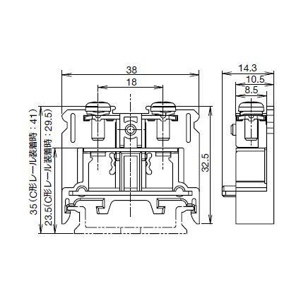 在庫あり ☆新品☆IDEC 端子台 BNH15LW タッチダウン構造形 ターミナルブロック ☆和泉電気 : 電材110番 - 通販 ...