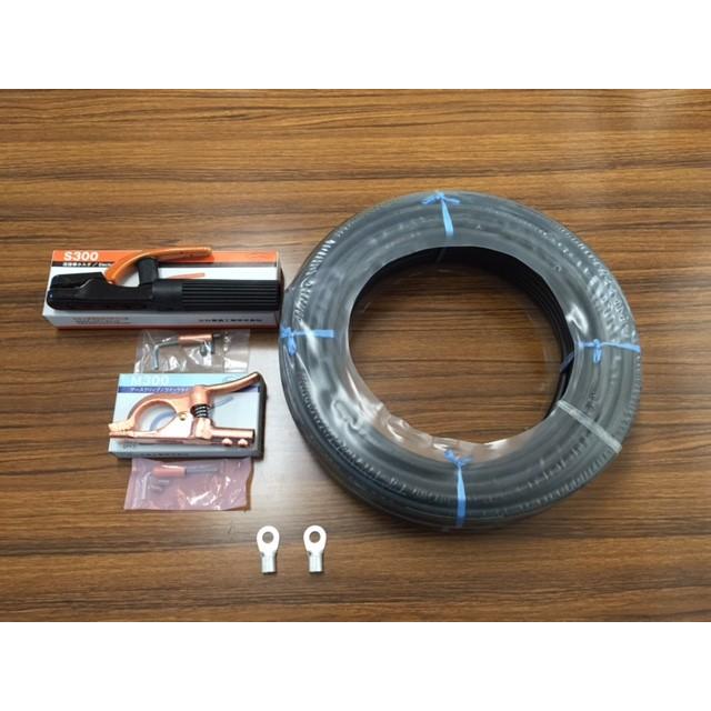 新品 溶接用キャブタイヤケーブル WCT38SQ 25m 付属品付（ホルダー+アースクリップ+端子2個) : 電材110番 - 通販 ...
