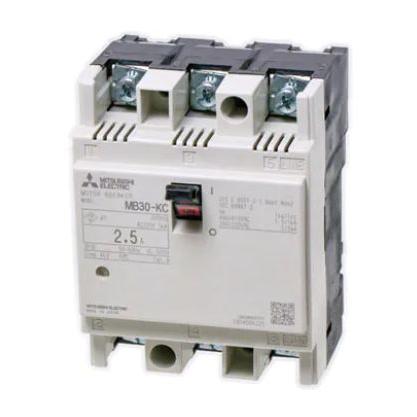 三菱（MITSUBISHI） 在庫あり 三菱電機 MB30-KC 3P 0.4KW AC2.5A モーターブレーカー インボイス領収書可能 ...
