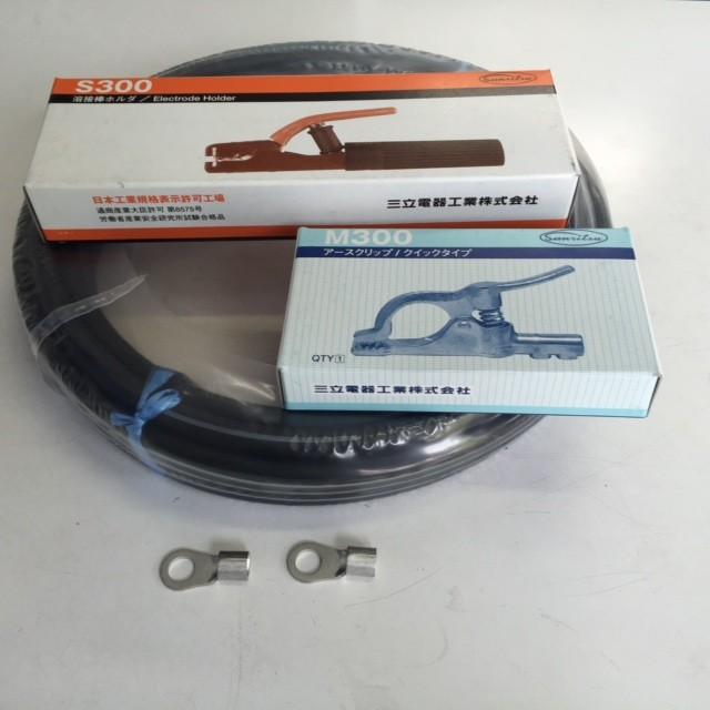 新品 溶接用キャブタイヤケーブル WCT38SQ 25m 付属品付（ホルダー+アースクリップ+端子2個) : 電材一番ヤフーショッピング店 ...