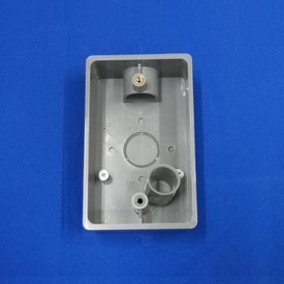 未来工業 VE14．16角1方出BOX グレー(PVR16-1) : 電材&moreマーケット - 通販 - Yahoo!ショッピング