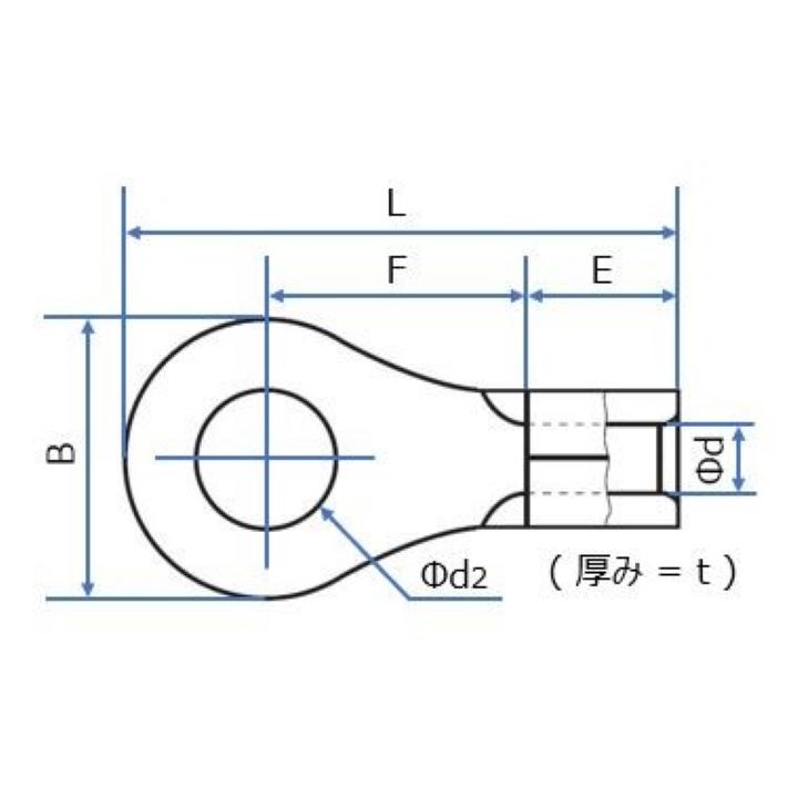 売切御免 在庫処分 R38-8 10コ入 冨士端子工業 銅線用裸圧着端子 丸形 R形 丸端子 : 電材王ヤフー店 - 通販 - Yahoo!ショッピング