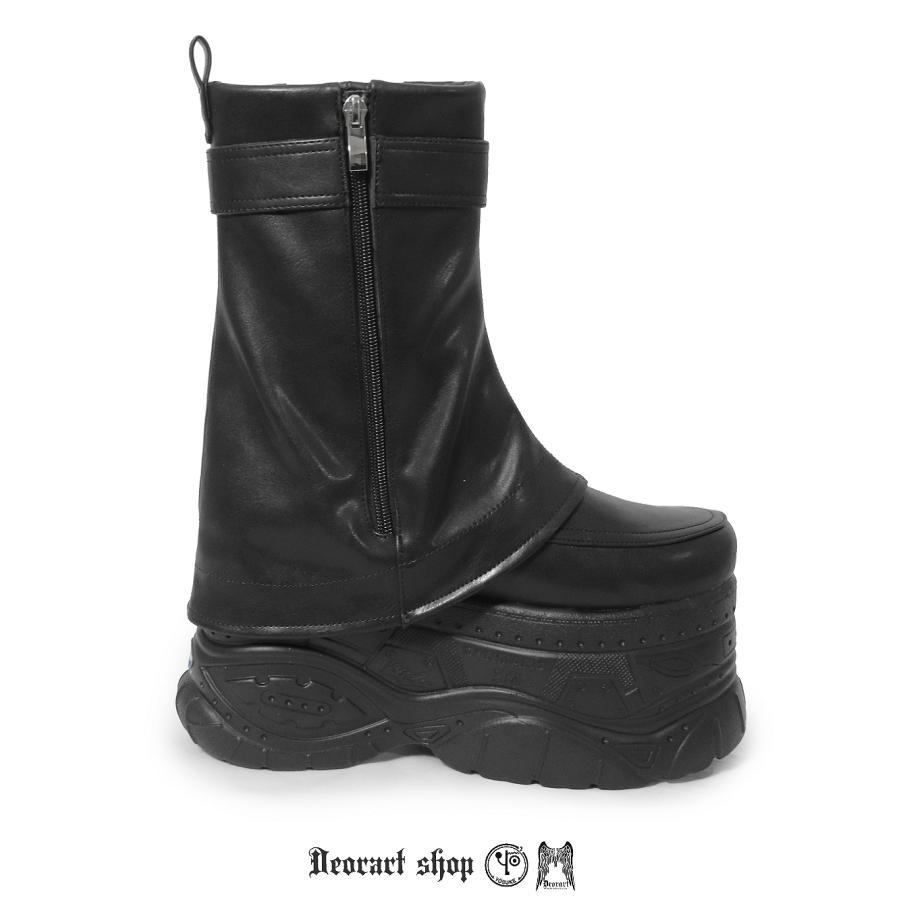 Deorart レッグカバー風・ハイソール ベルト ブーツ[BLACK] (YOSUKE) BY4308 : Deorart Yahoo!店 - 通販 - Yahoo!ショッピング