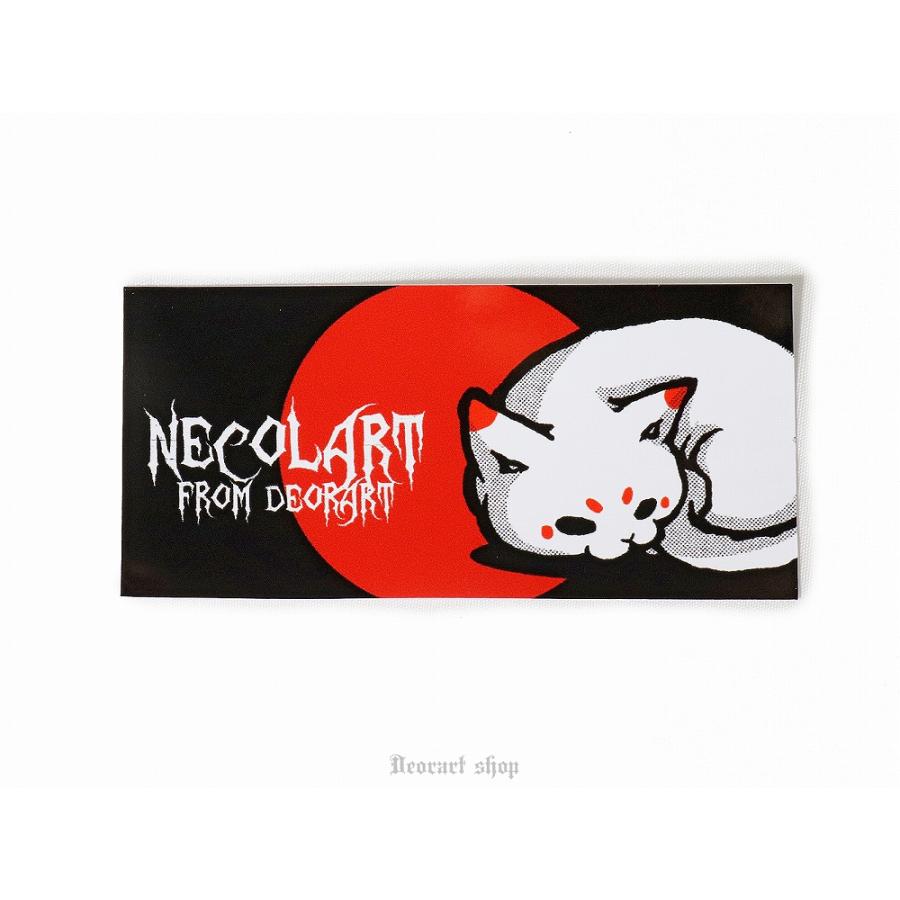 Deorart 【メール便可】NECOLA ステッカー[まろねこ(rectangle)] GD004 : Deorart Yahoo!店 ...
