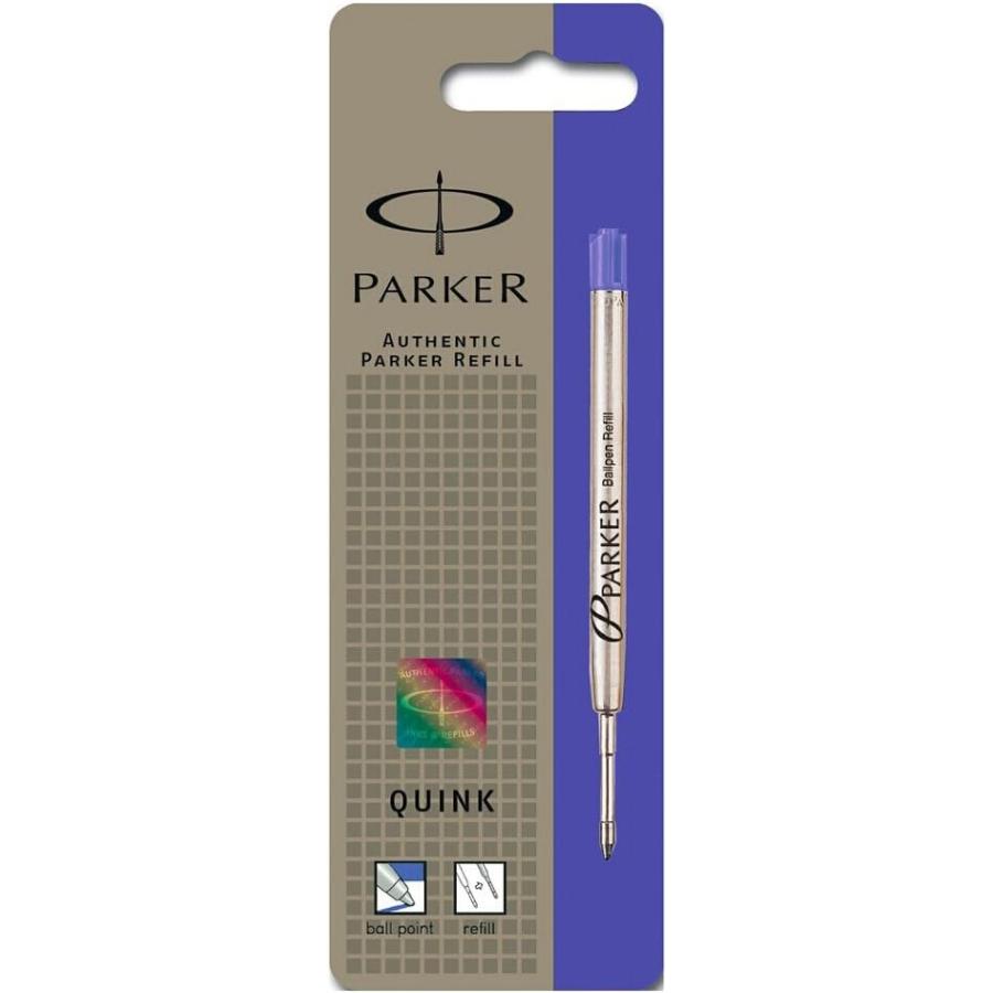 Parker Quink Flow Blister Pack includes Fine Ball Pen Refill - Black リフィル (並行輸入品) 並行輸入品 ...