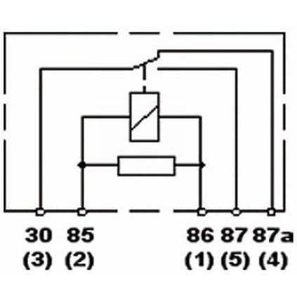 HELLA 933332201 24V 10/20A Weatherproof SPDT Mini ISO Relay with ...