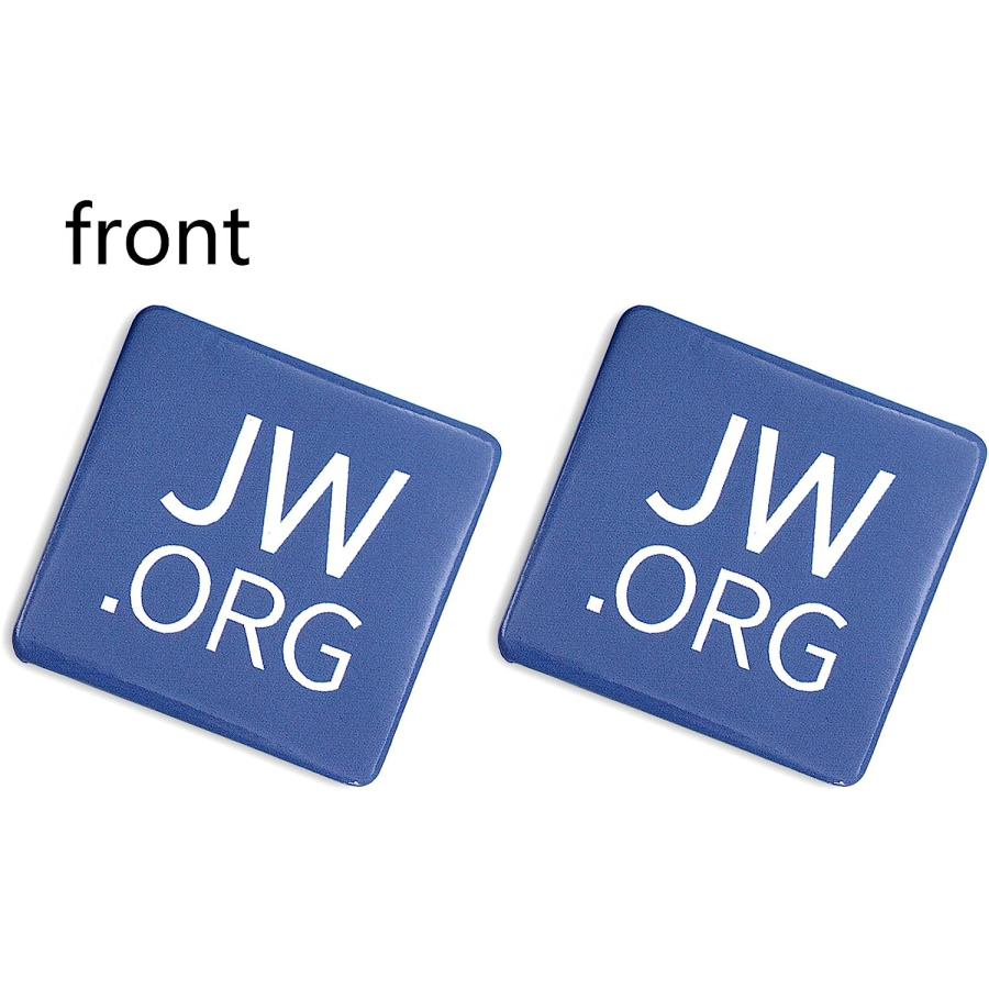 Jw.org 1.5inch Pin Back Buttons -Jehovah’s Witnesses Button Mmade In USA Pack Of 20 Square 並行輸入品 ...