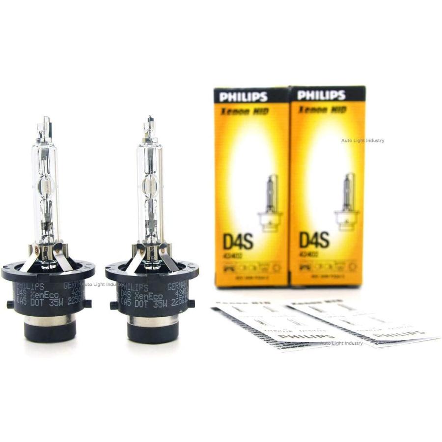 ALI PHILIPS D4S 4300K XenEco OEM 交換用 HID XENON 電球 42402 35W DOT ドイツ - 2 ...