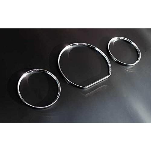 【並行輸入品】OriginalEuro Euro Chrome Gauge Dash Dial Rings Bezel Trim ...