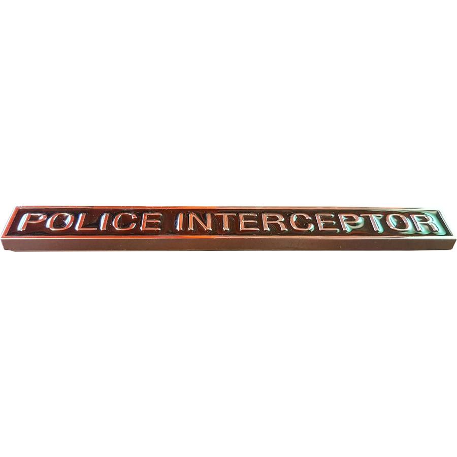 Muzzys Police Interceptor Badge Emblem Compatible With: Ford Crown Vic ...