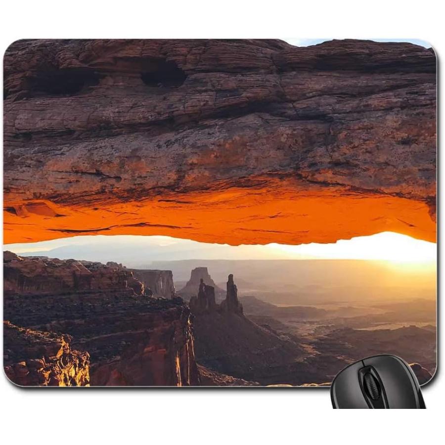 Mouse Pad - Arch Park Highland Mountain Valley Hill Rock 並行輸入品 ...