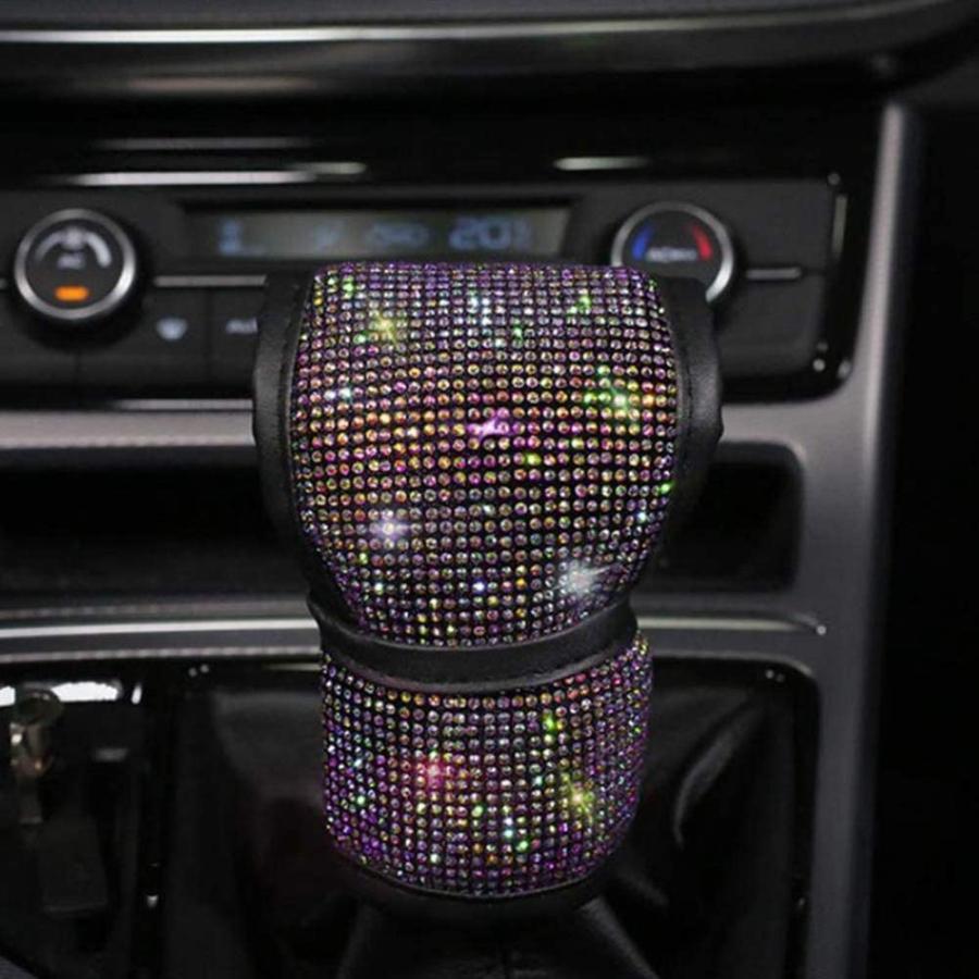 【並行輸入品】Car Gear Shift Knob Decoration Cover MoreChioce 3D Bling ...