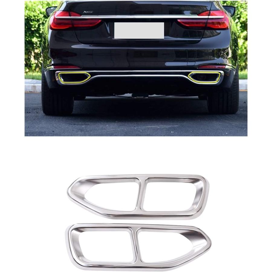 【並行輸入品】WRDD Exhaust Tail Tip for BMW 7 Series G11 G12 730 740 750li ...