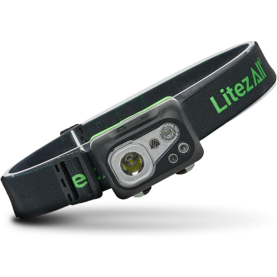 LitezAll LED Headlamp Fully Adjustable Flashlight | Rechargeable ...