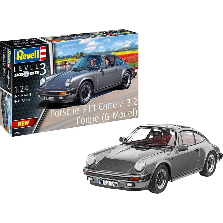 ドイツレベル 1/24 ポルシェ911 G クーペ プラモデル 07688 並行 ドイツレベル 1/24 ポルシェ911 G クーペ プラモデル 07688 並行