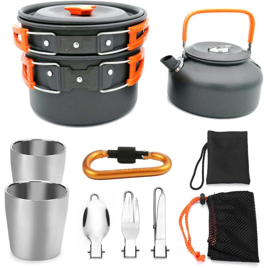 Camping Cooking Set Ultralight Portable Hiking Backpacking Picnic Tool ...