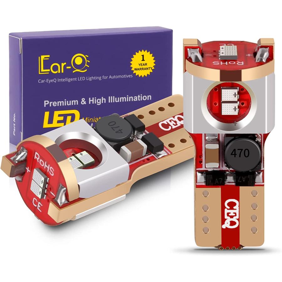 【並行輸入品】Car-EyeQ T10 Base 168 194 LED Bulbs W5W 2825 175 194B 10000K ...