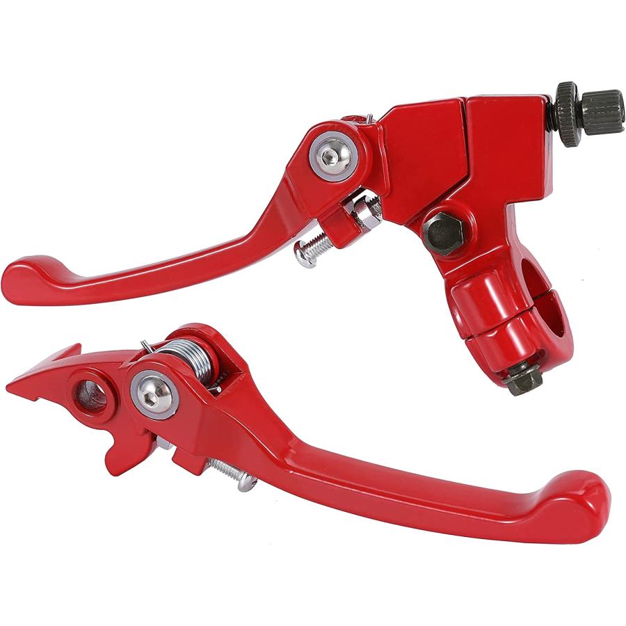 【並行輸入品】Stylemafia Red Folding Aluminum Clutch Brake Lever Compatible ...