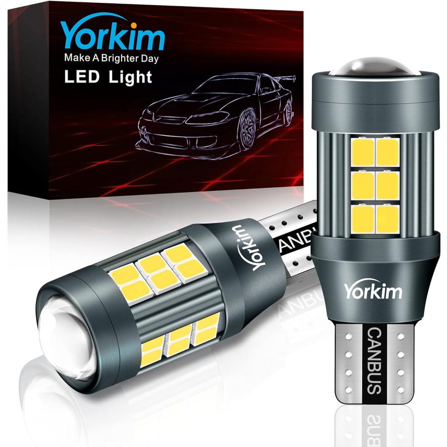 Yorkim T16 T15 LED バックランプ 爆光 後退灯 車検対応 W16W DC12V テールライト キャンセラー内蔵 2個セット 並行輸入品 : DreamFactory - 通販 ...