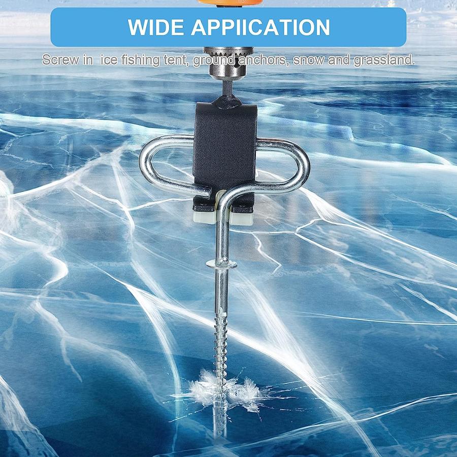 【並行輸入品】Ice Fishing Shelter Camping Peg 235 Carbon Steel Accessories for ...
