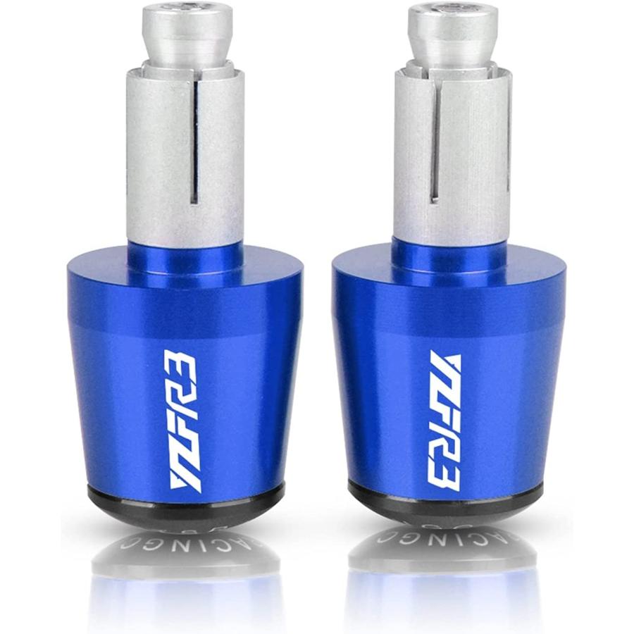WYDH Motorcycle CNC Aluminum Handlebar Grips Bar Ends Handle Bar Grip ...