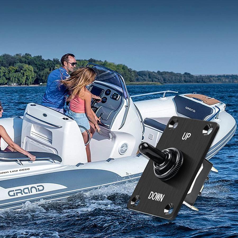 【並行輸入品】Boat Trim Switch Briidea Marine Toggle Up Down for RV Boat 1 ...