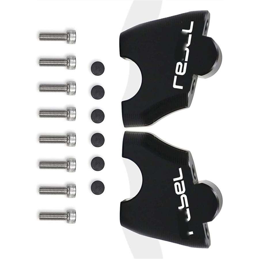 【並行輸入品】YKSM Motorcycle Handlebar Riser Dirt Bike Heavy Duty Kit for ...