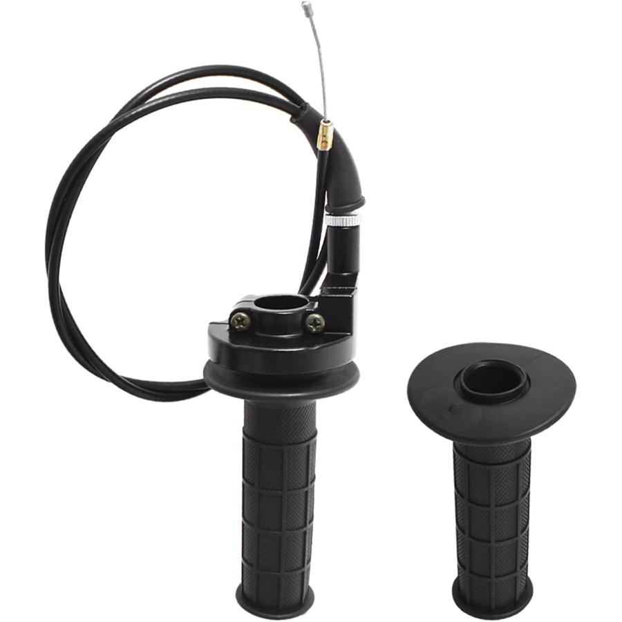 【並行輸入品】LABLT 130mm Handle Bar Throttle Clamp Hand Grips Cable Kit ...