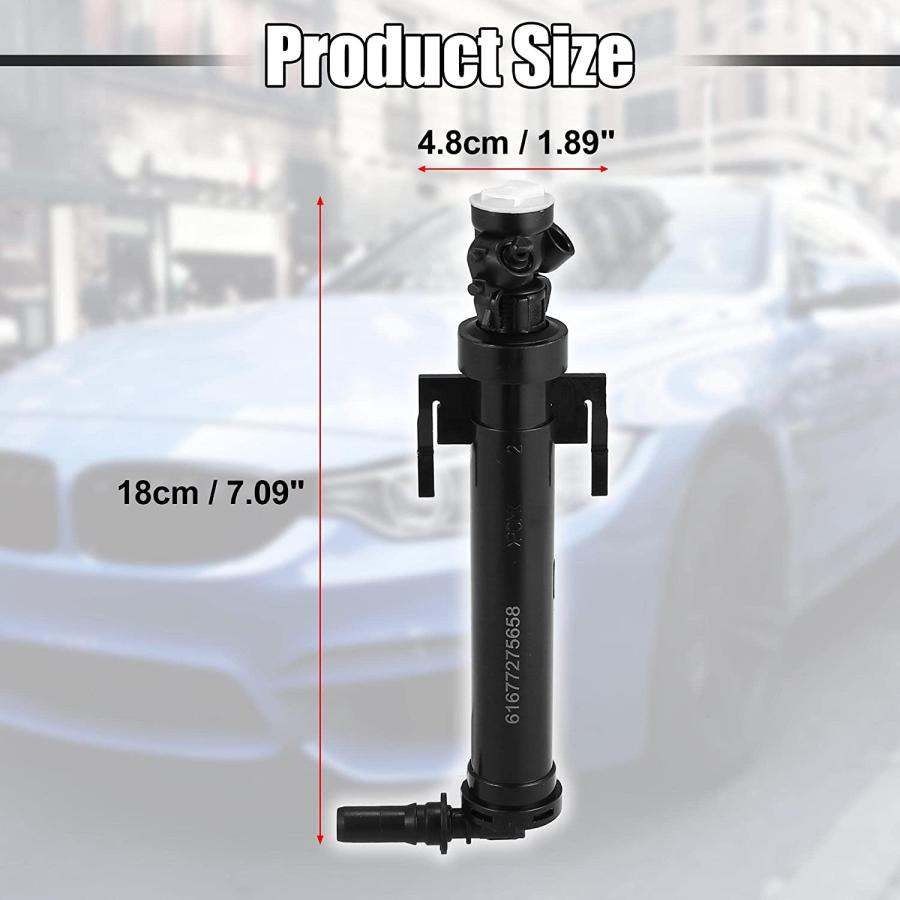 X AUTOHAUX 2pcs Headlight Washer Nozzle Front Left Right 61677275657 ...