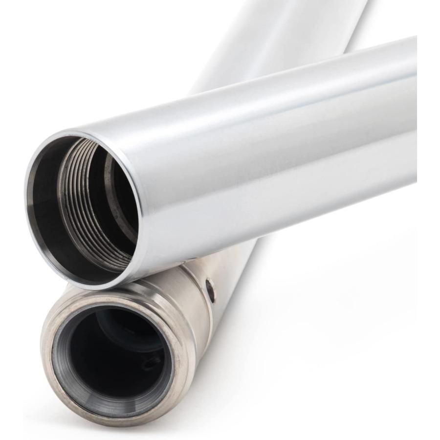 TARAZON Chrome 39mm Fork Tubes for Harley Sportser XL 883 1200 Forty ...