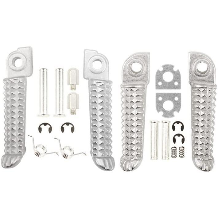 Lijincheng Motorcycle Front/Rear Footrests Foot Pegs Pedal Spring for ...