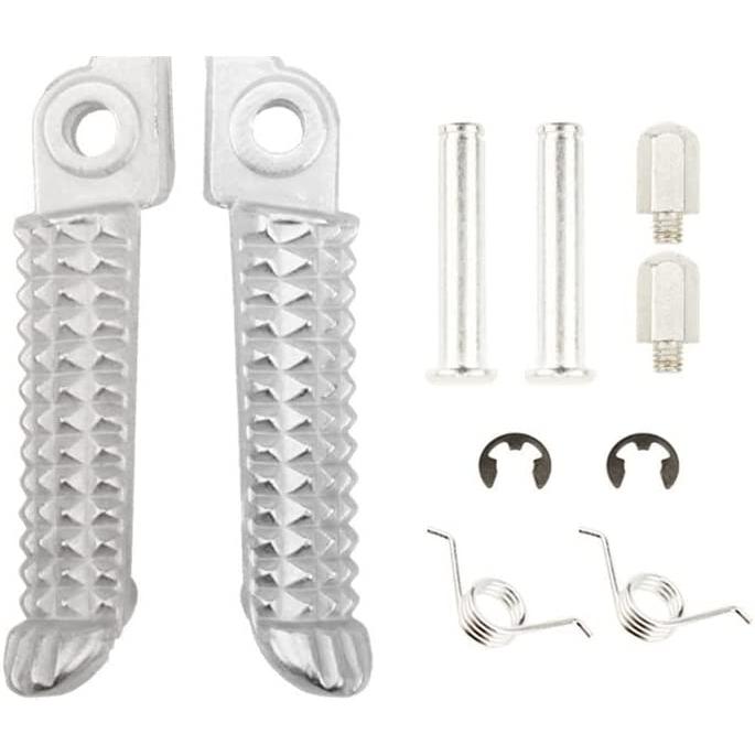Lijincheng Motorcycle Front/Rear Footrests Foot Pegs Pedal Spring for ...