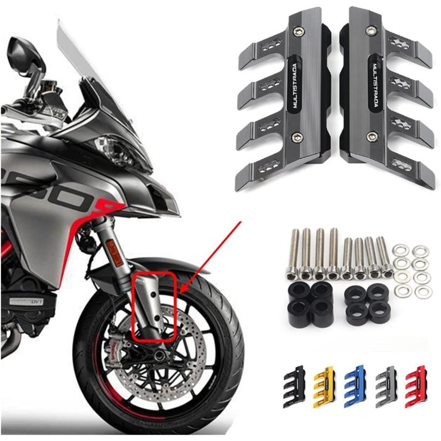 DXMFSDH Motorcycle Protector Motorcycle Front Fork Protector Fender ...