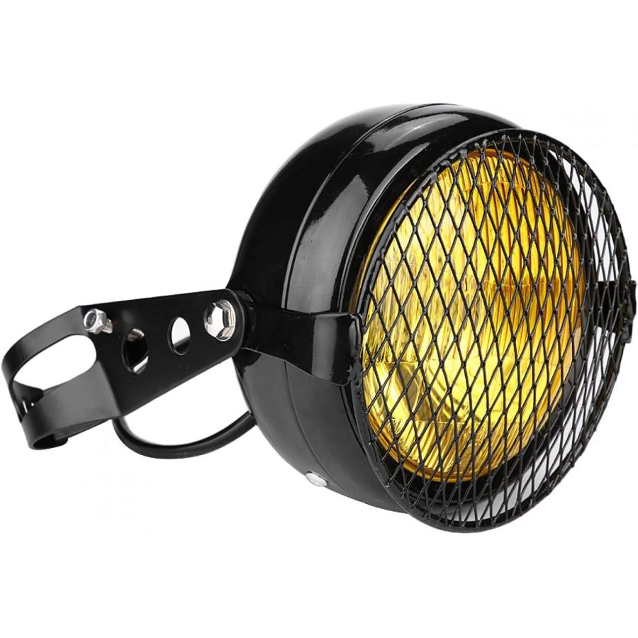 【並行輸入品】Tyenaza Motorcycle Headlight 12V Universal Mesh Completed ...