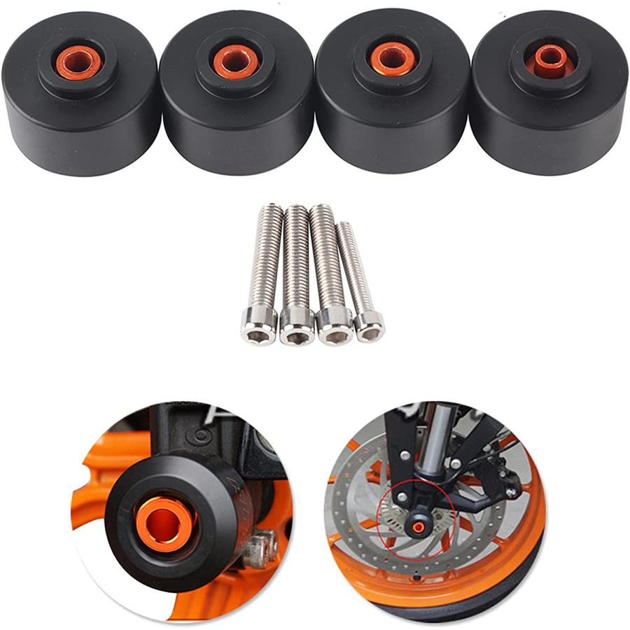 Rear Fork Wheel Frame Sliders Rustless Crash Protectors Solid for ...