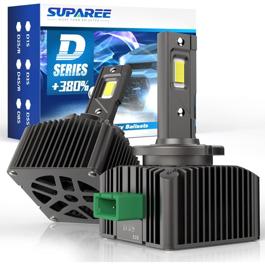 【並行輸入品】SUPAREE D3S D3R LEDヘッドライト電球 12 000LM 380%明るさ プラグアンドプレイ オリジナルHIDバラストに : DreamFactory - 通販 ...