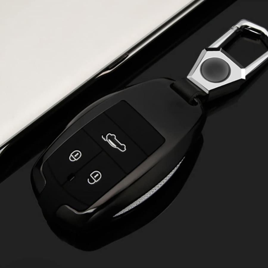JanneChou Premium Aluminum Alloy Car Key Fob Case Cover Shell Fit for ...