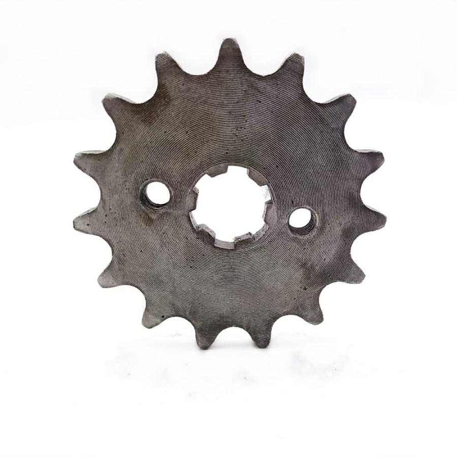 【並行輸入品】420 15T 17mm Motorcycle Front Engine Sprocket for 50cc 70cc 90cc ...