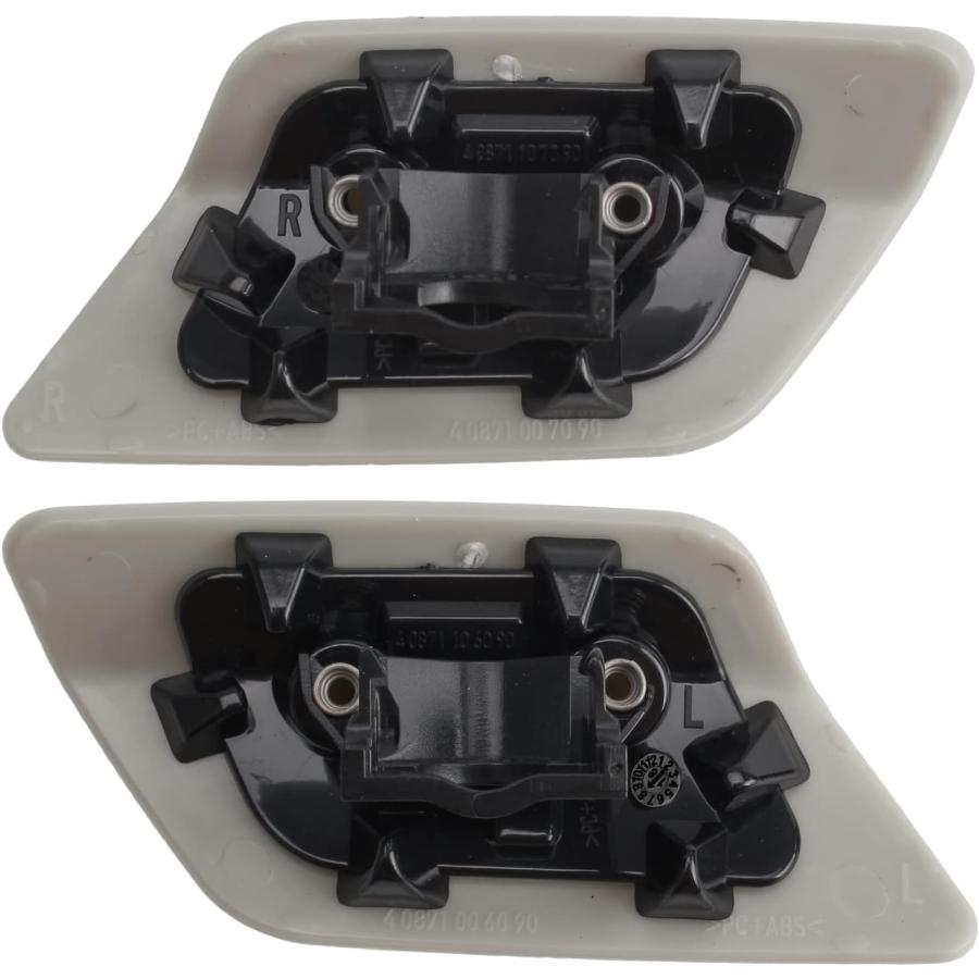 MOTOALL 61677253393 61677253394 ヘッドライトウォッシャーカバー 交換用 BMW 328i 335i ...