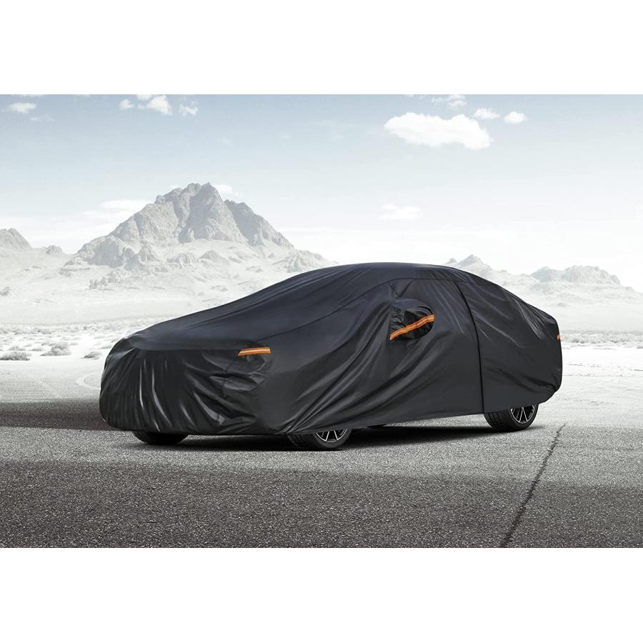 Kayme 7層カーカバー カスタムフィット BMW 3シリーズ クーペ コンバーチブル E93 E92 (2005-13) 防水 全天候型 自動車用 フルエクステリア カバー 日雨 紫外 ...