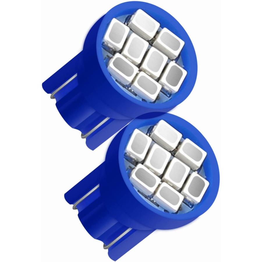 【並行輸入品】DSSOOY 10Pack T10 194 168 LED Light Bulb 158 161 2825 Instrument ...