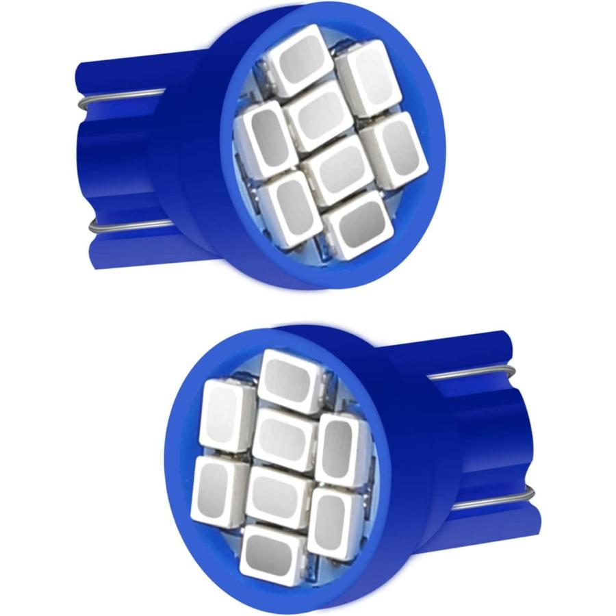 【並行輸入品】DSSOOY 10Pack T10 194 168 LED Light Bulb 158 161 2825 Instrument ...