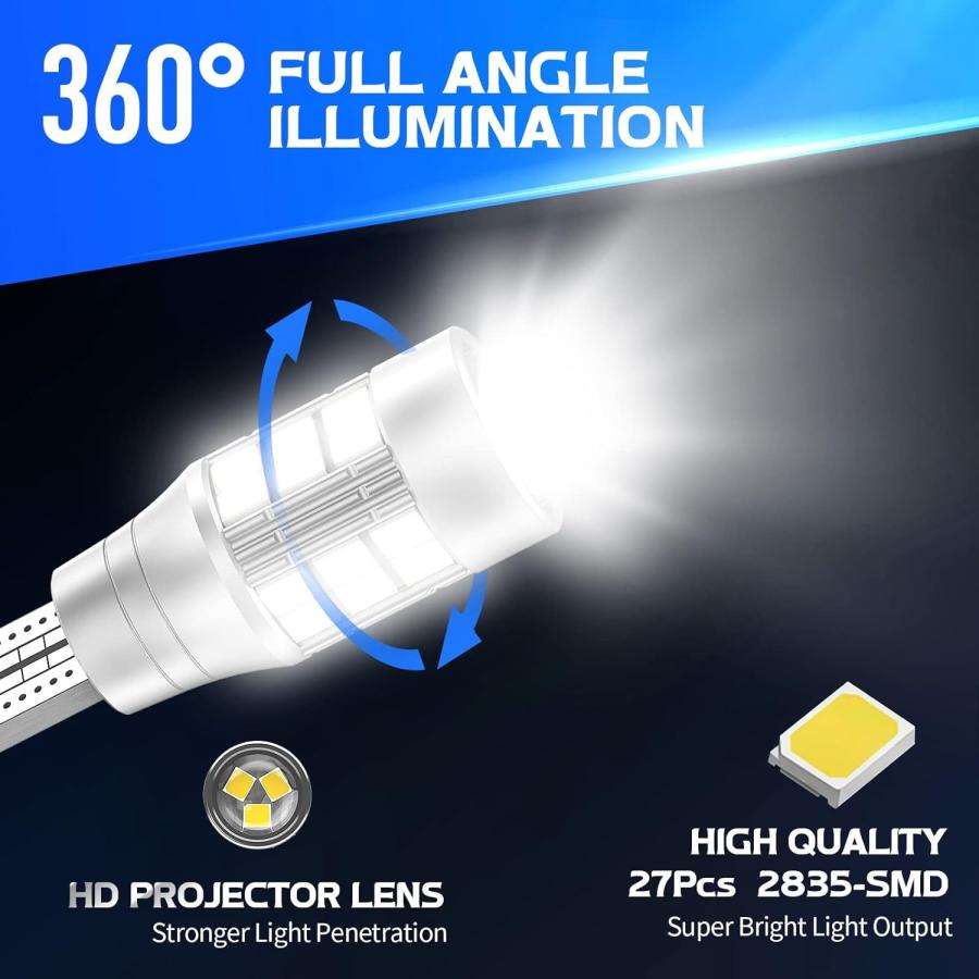 【並行輸入品】DANCINGBOAR 921 T15 LED電球 リバースライト 6500K ホワイト 912 W16W LED バックアップ リバー : DreamFactory - 通販 ...