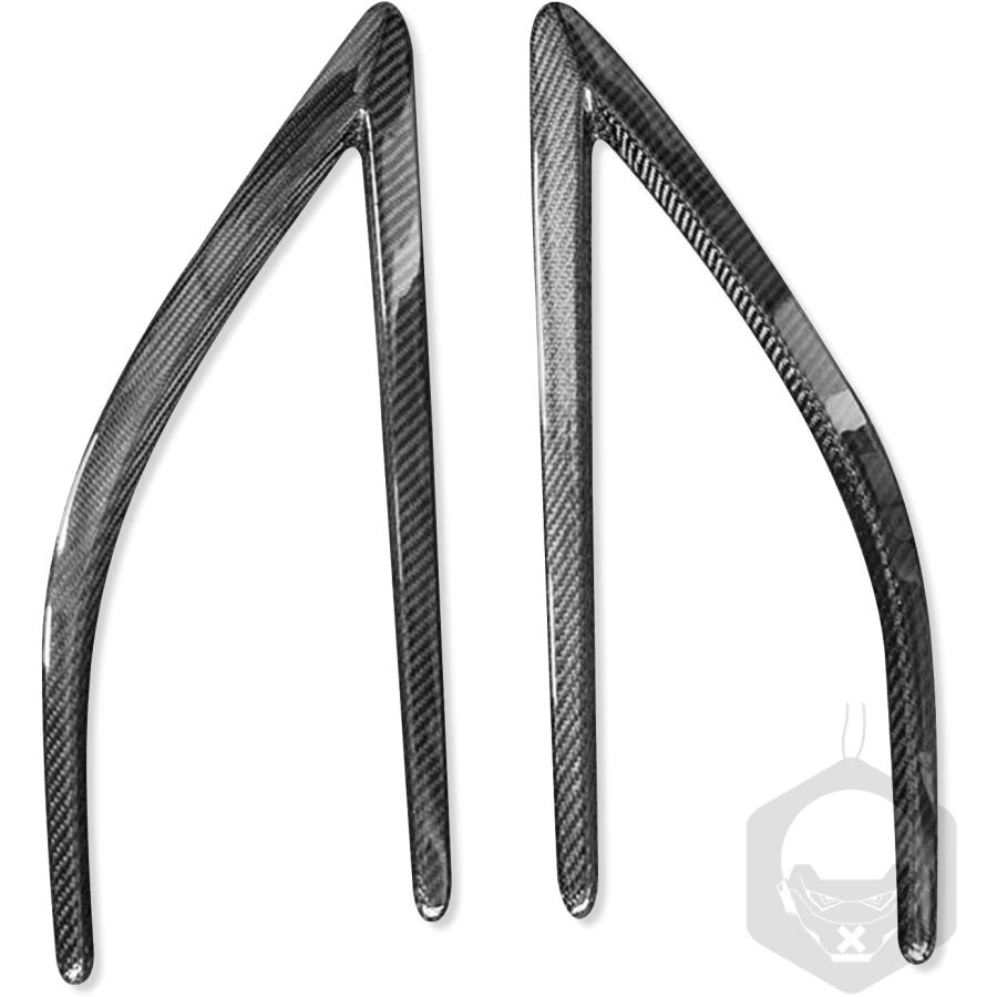 【並行輸入品】Car Exterior Parts Genuine Carbon Fiber Front Fender Wind Blade ...