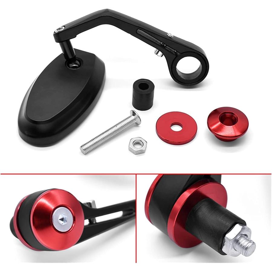 Motorcycle Mirrors Accessories Bar End Mirror Moto Rearview for Yamaha ...