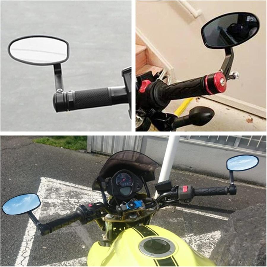 Motorcycle Mirrors Accessories Bar End Mirror Moto Rearview for Yamaha ...
