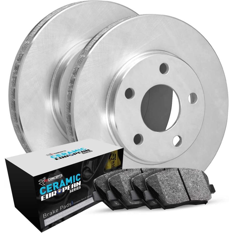 【並行輸入品】R1 Concepts Front Brakes and Rotors Kit |Front Brake Pads| Rot ...