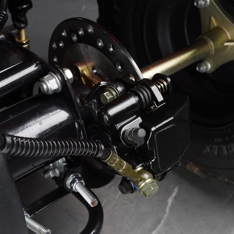 【並行輸入品】RUTU Rear Foot Brake Master Cylinder Caliper Assembly with Dis ...