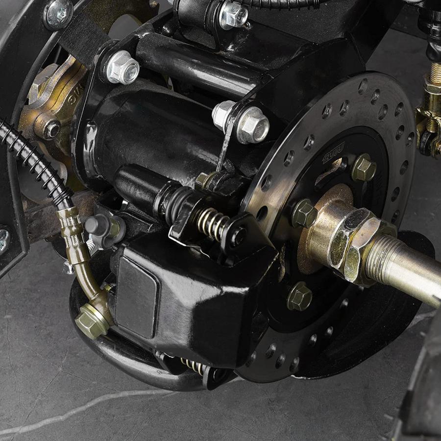 【並行輸入品】RUTU Rear Foot Brake Master Cylinder Caliper Assembly with Dis ...