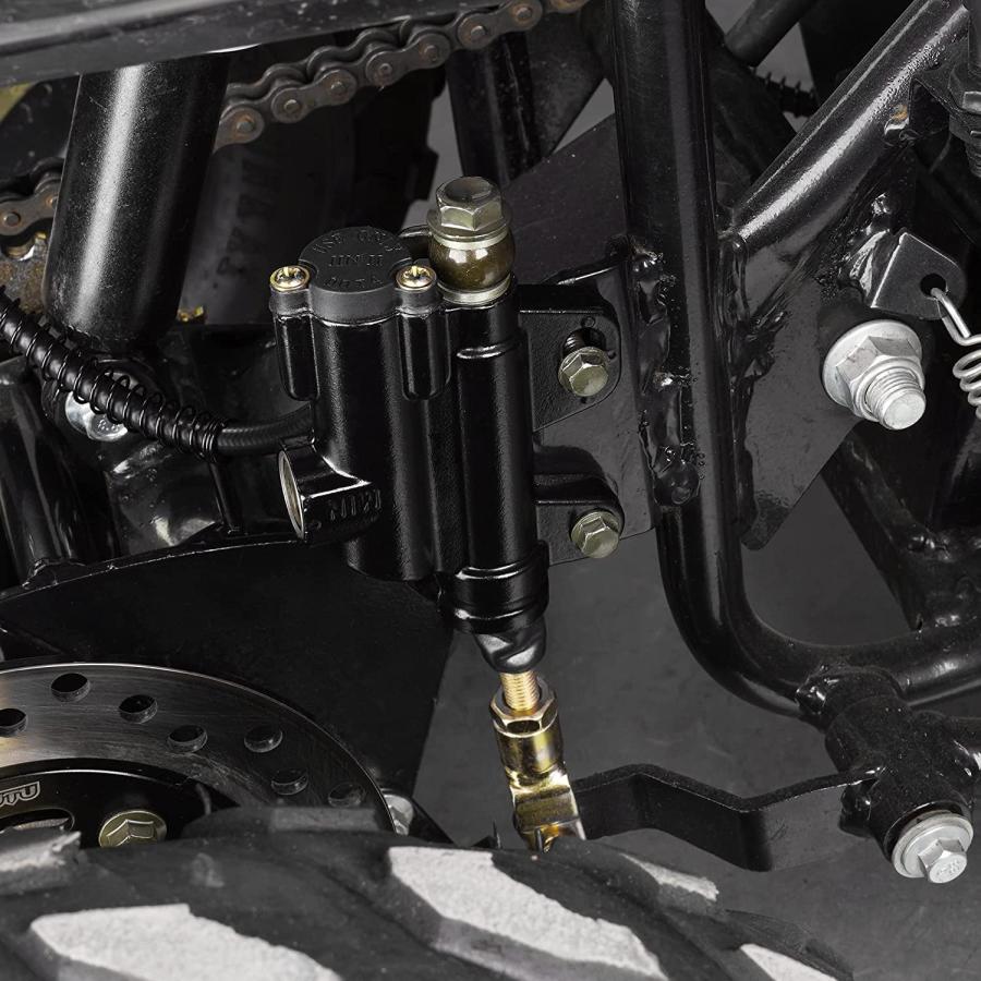 【並行輸入品】RUTU Rear Foot Brake Master Cylinder Caliper Assembly with Dis ...